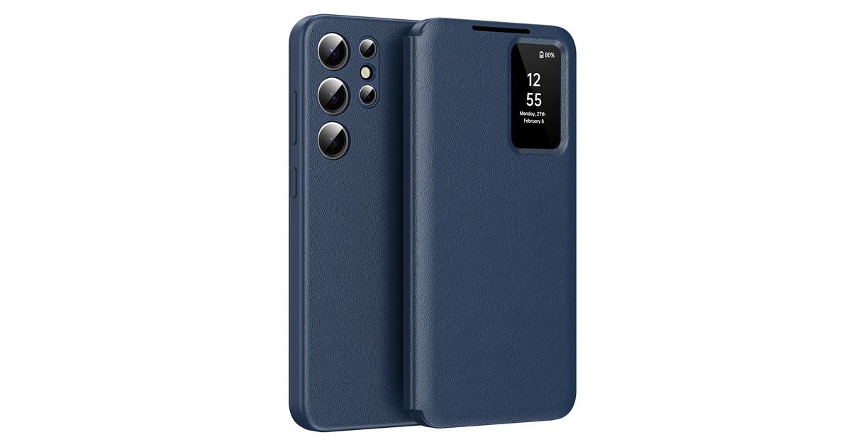 Etui Techsuit "SmartView" za Samsung Galaxy S22 Ultra - blue - gizzmo.hr