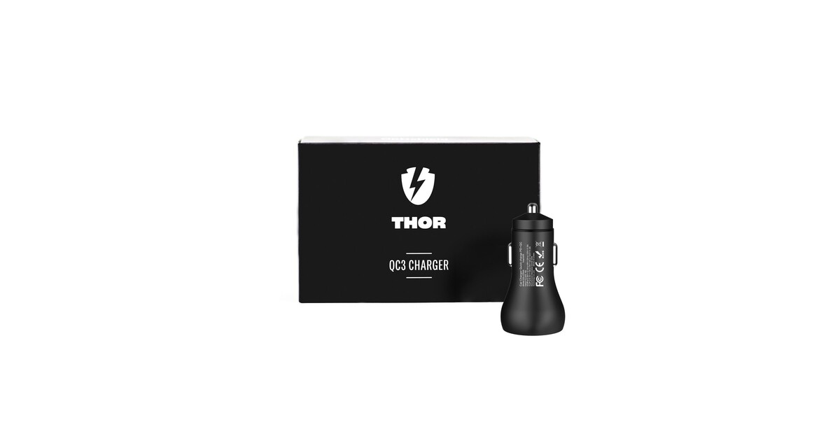 Punjač za vozilo Optishield® THOR Quick Charge 3.0 i Power Delivery 20W ...