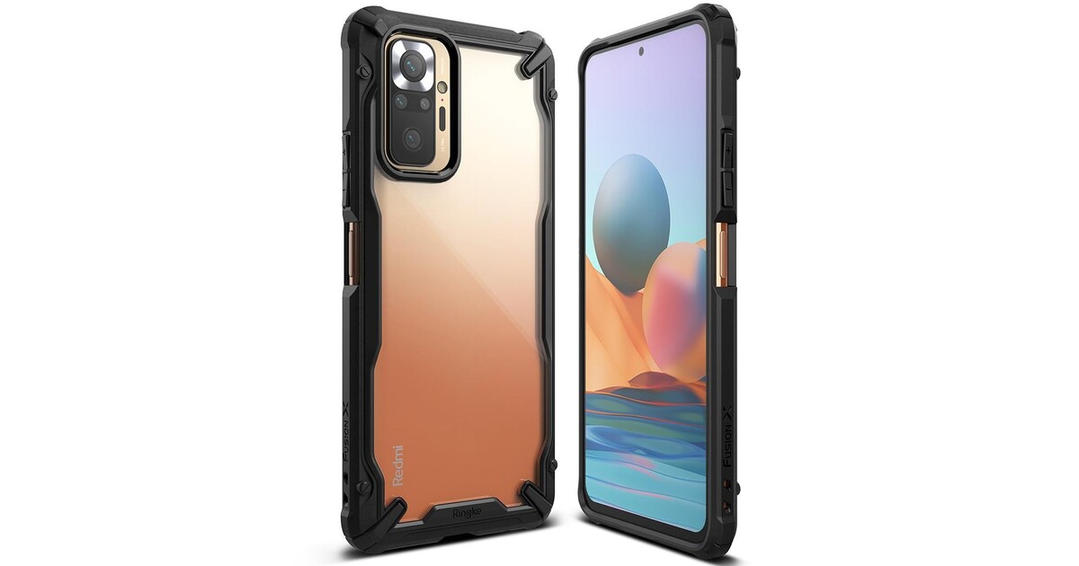 Maska Ringke "Fusion X" za Xiaomi Redmi Note 10 Pro - black - gizzmo.hr