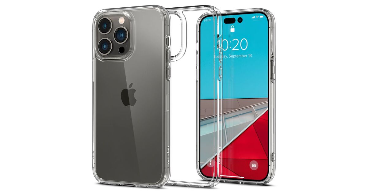 Maska Spigen "Ultra Hybrid" za iPhone 14 Pro Max - clear - gizzmo.hr
