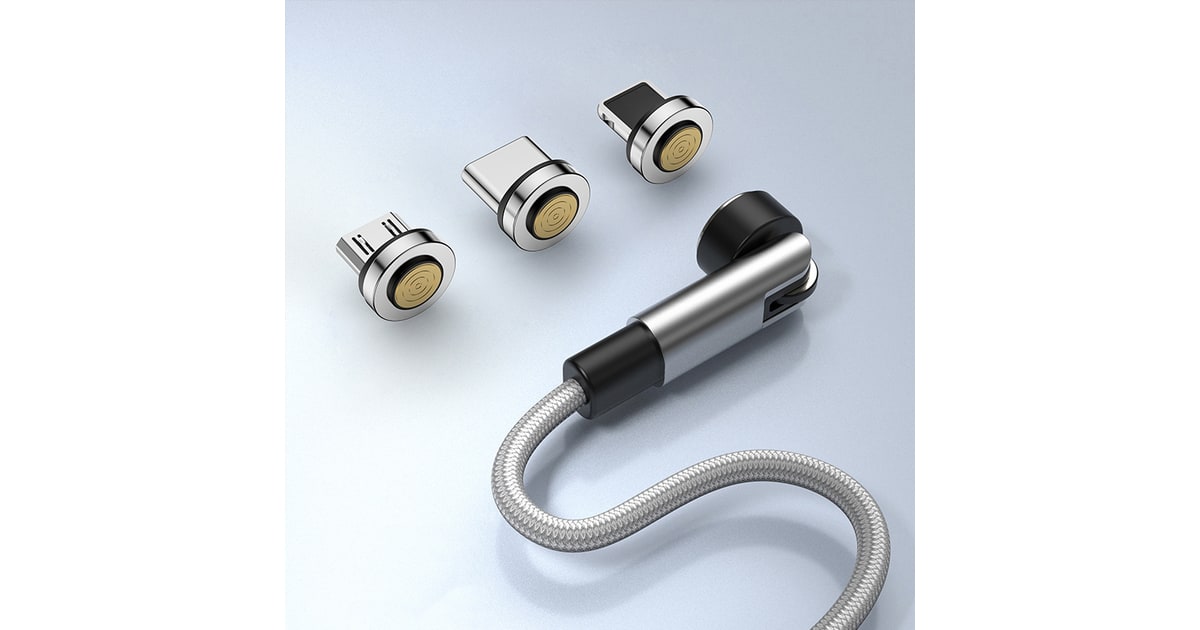 Magnetni kabel iMAG Pro s 3 magnetne glave- 2 m - chrome silver - gizzmo.hr