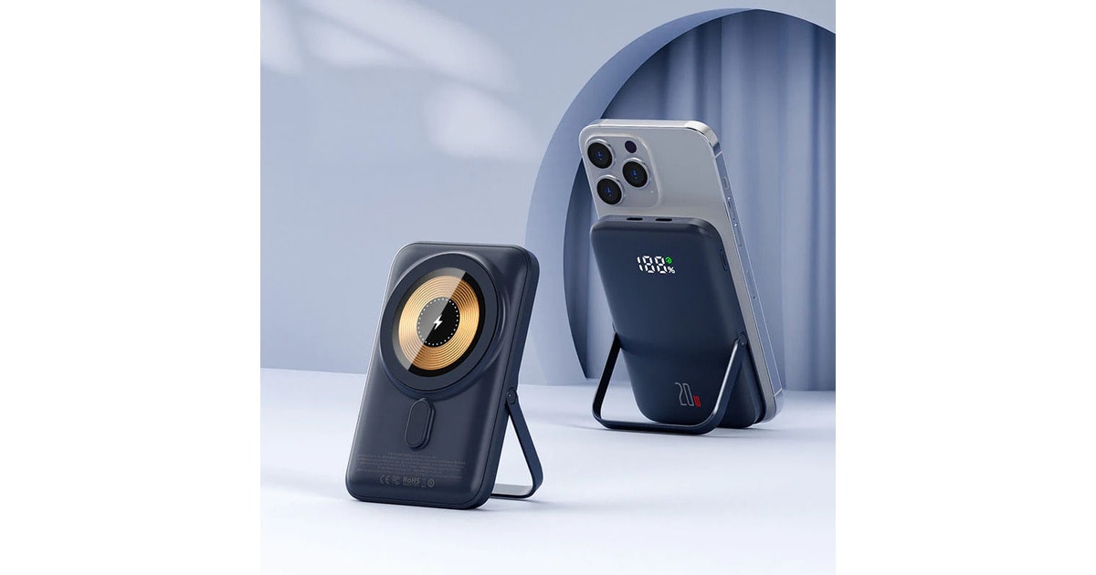 Magnetni Power bank SolidMag 20W za brzo bežično punjenje - 10000 mAh ...