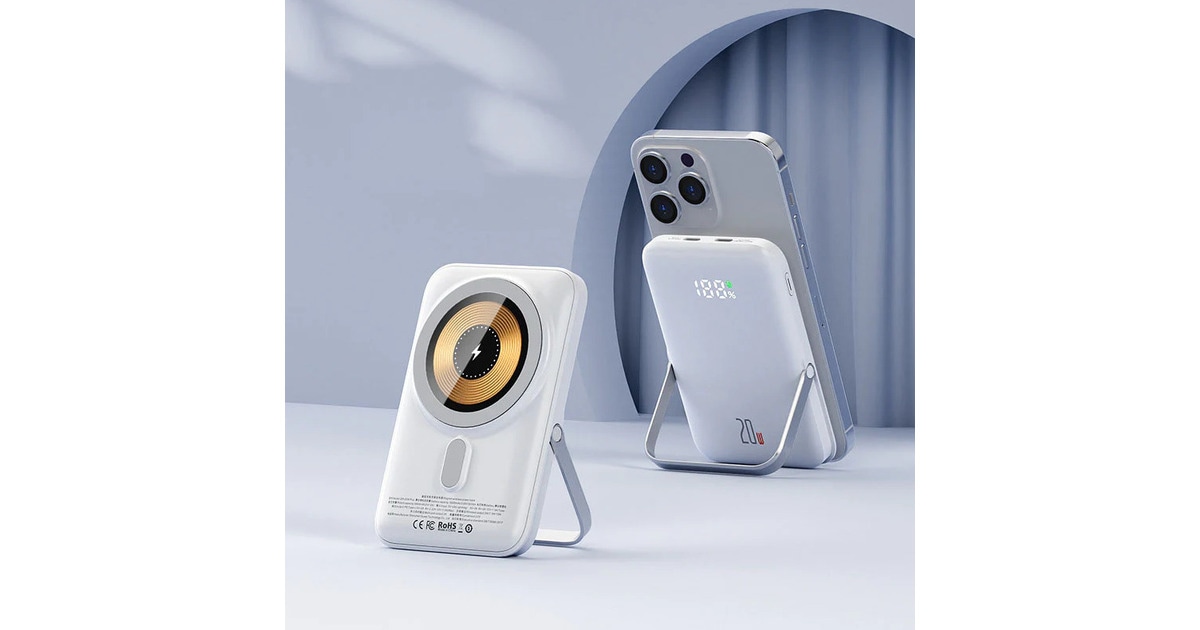 Magnetni Power bank SolidMag 20W za brzo bežično punjenje - 10000 mAh ...