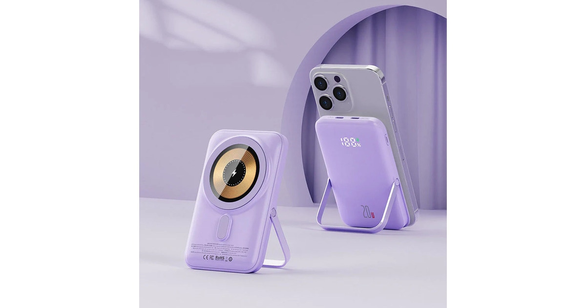 Magnetni Power bank SolidMag 20W za brzo bežično punjenje - 10000 mAh ...