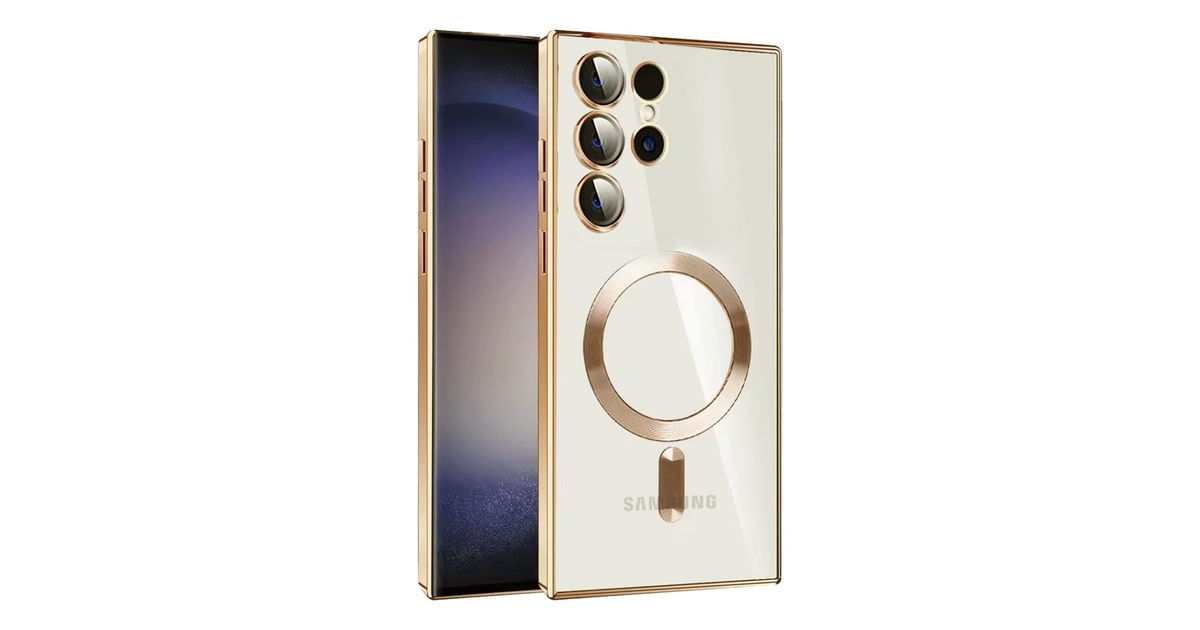 Hibridna maska MagShield sa zaštitom zadnje kamere i 2 Magneta MagSafe ...