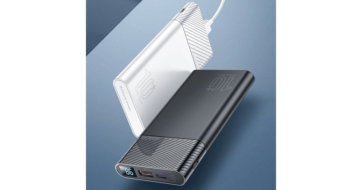 Power bank TurboCharge 18W s LED zaslonom, brzim punjenjem i izlazima ...