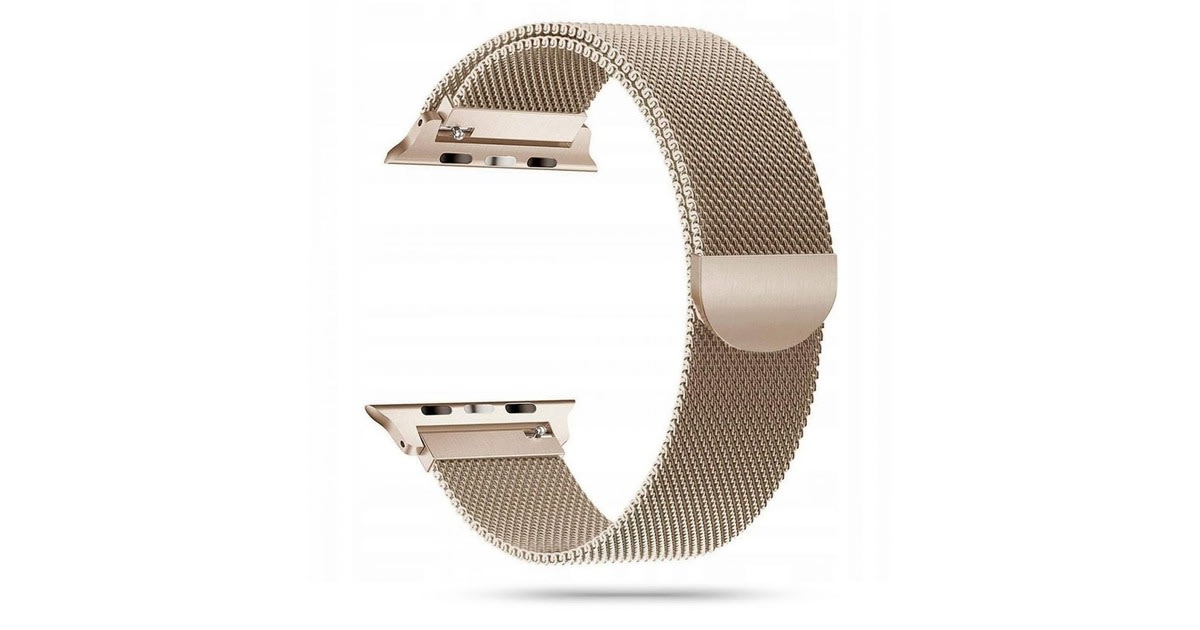 Metalni remen "Milanese" za Apple Watch Ultra 1 / 2 49mm - zlatni ...