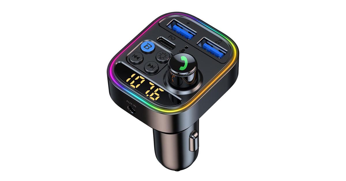 FM Bluetooth transmitter i autopunjač RadioBass - BT, USB MP3, AUX ...