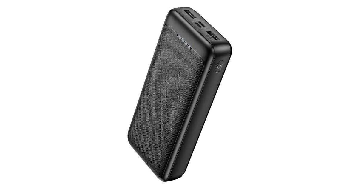 Prenosni power bank Hoco Smart Charge - 20000 mAh - crni - gizzmo.hr