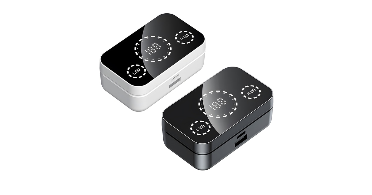 Bežične Bluetooth slušalice MirrorMax s ugrađenim powerbankom i ...