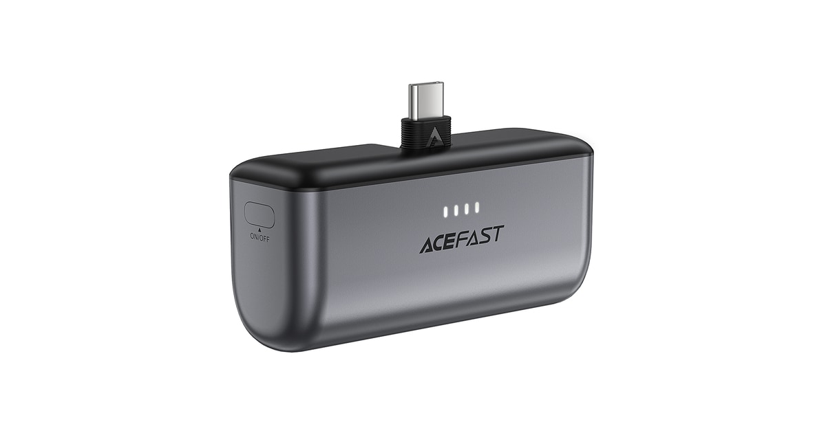 Power bank Acefast M9 s kapacitetom od 5000 mAh, LED indikatorom i dvostrukim...